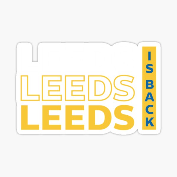 "LEEDS united " Sticker by Jundytriplle | Redbubble