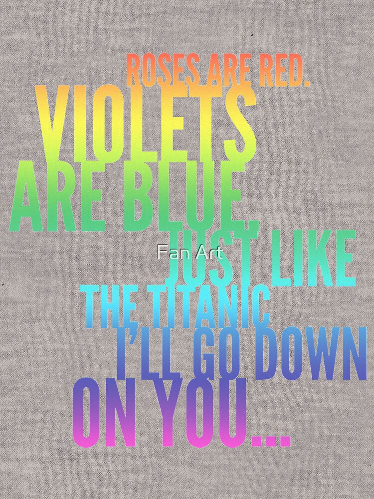 "Roses Are Red Rude Funny Poem Joke" Lightweight Hoodie for Sale by ...