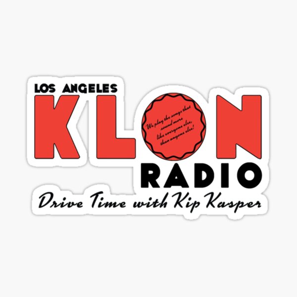 "KLON Radio " Sticker by Saotsilsouodfi | Redbubble