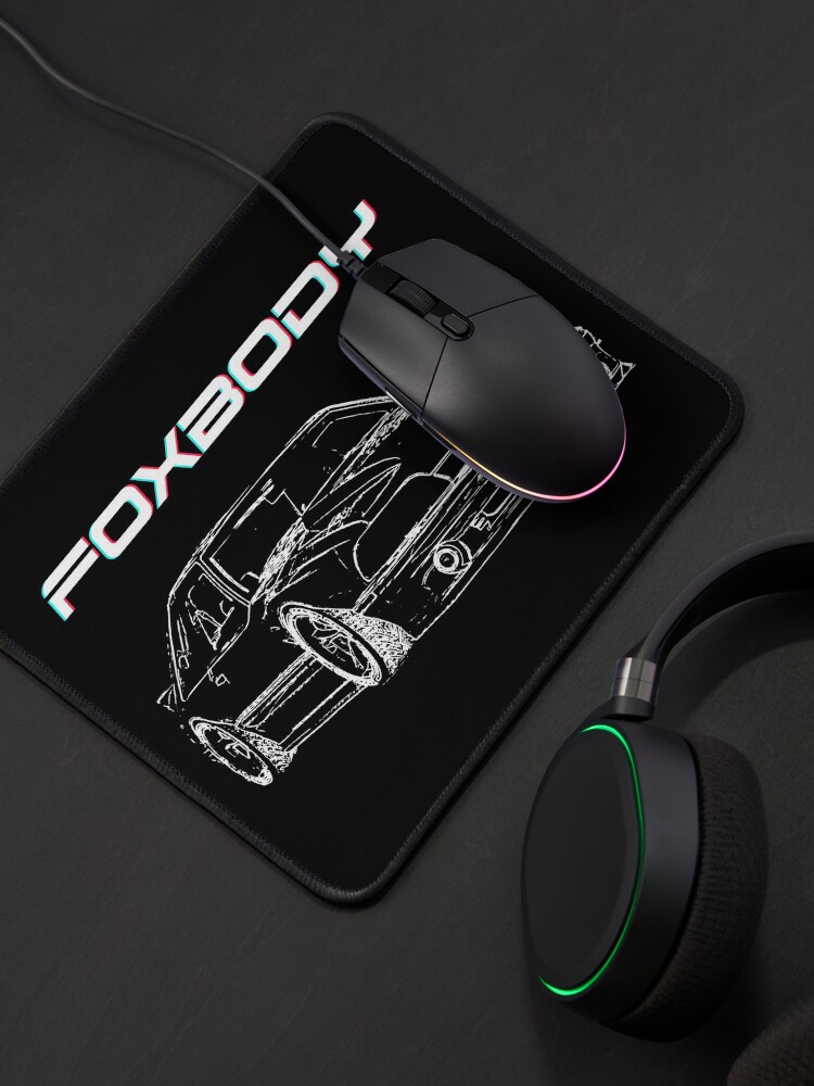 "Third Gen Mustang Foxbody Fox Body Custom Line Art " Mouse Pad for ...