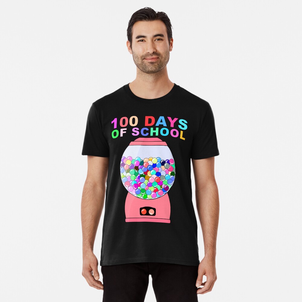 "funny 100 days of school gumball machine for kids teachers gift ...