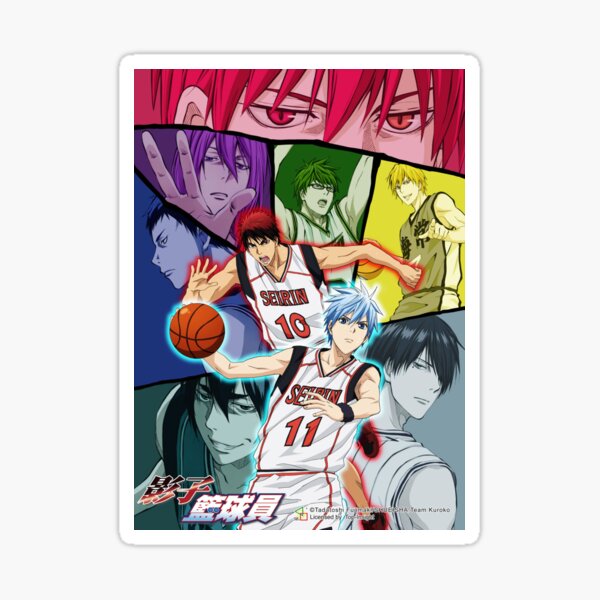 "Kuroko No Basket Anime" Sticker by Nezaaar | Redbubble