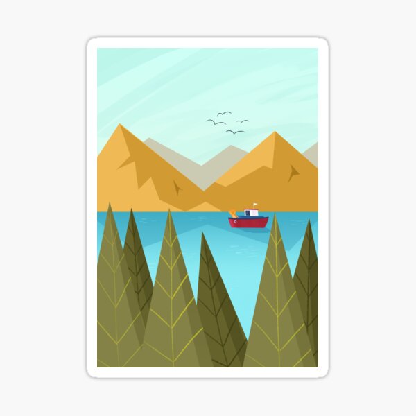 "The View" Sticker for Sale by cartoonbeing | Redbubble