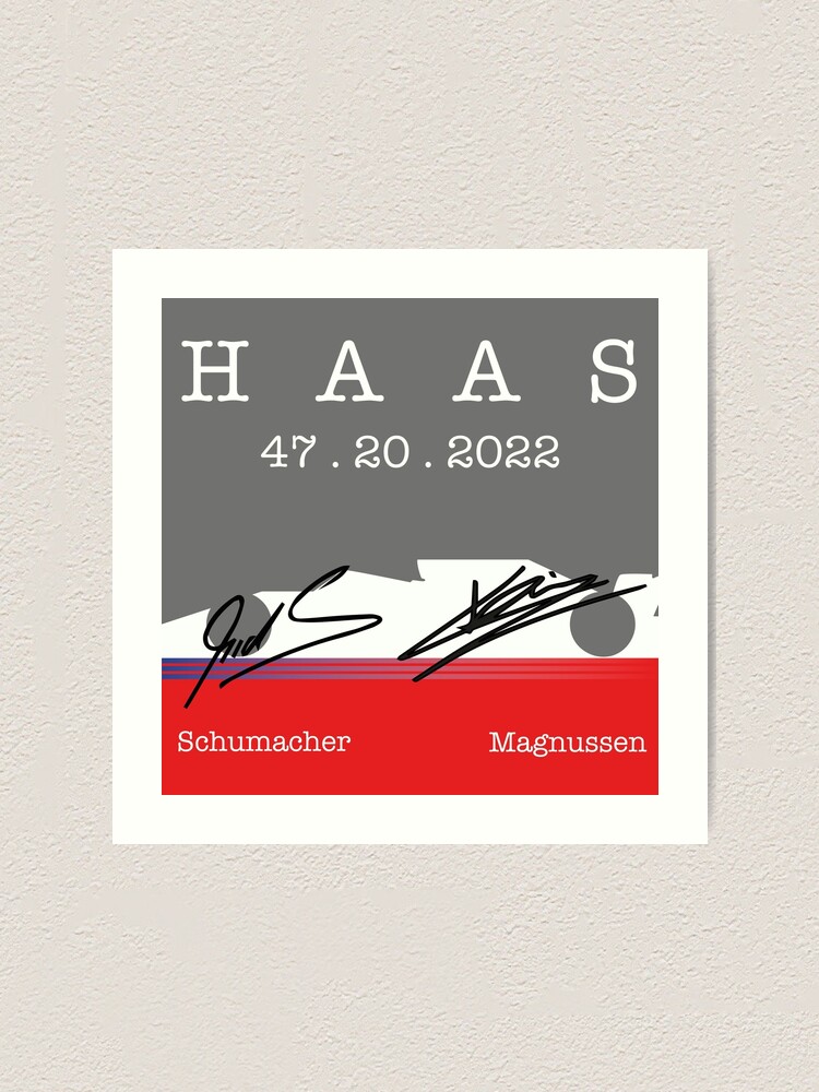 "2022 Haas Formula One Campaign" Art Print for Sale by ABFormula1 ...