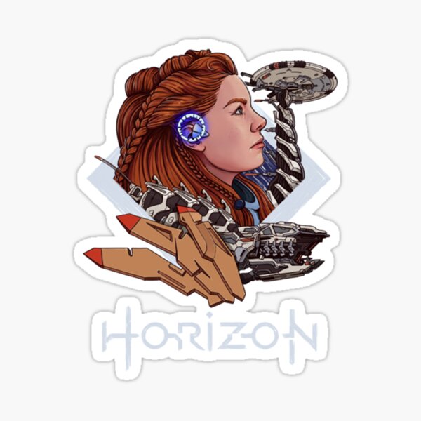 "Vintage Horizon Zero Dawn " Sticker by SneakerTeezss | Redbubble