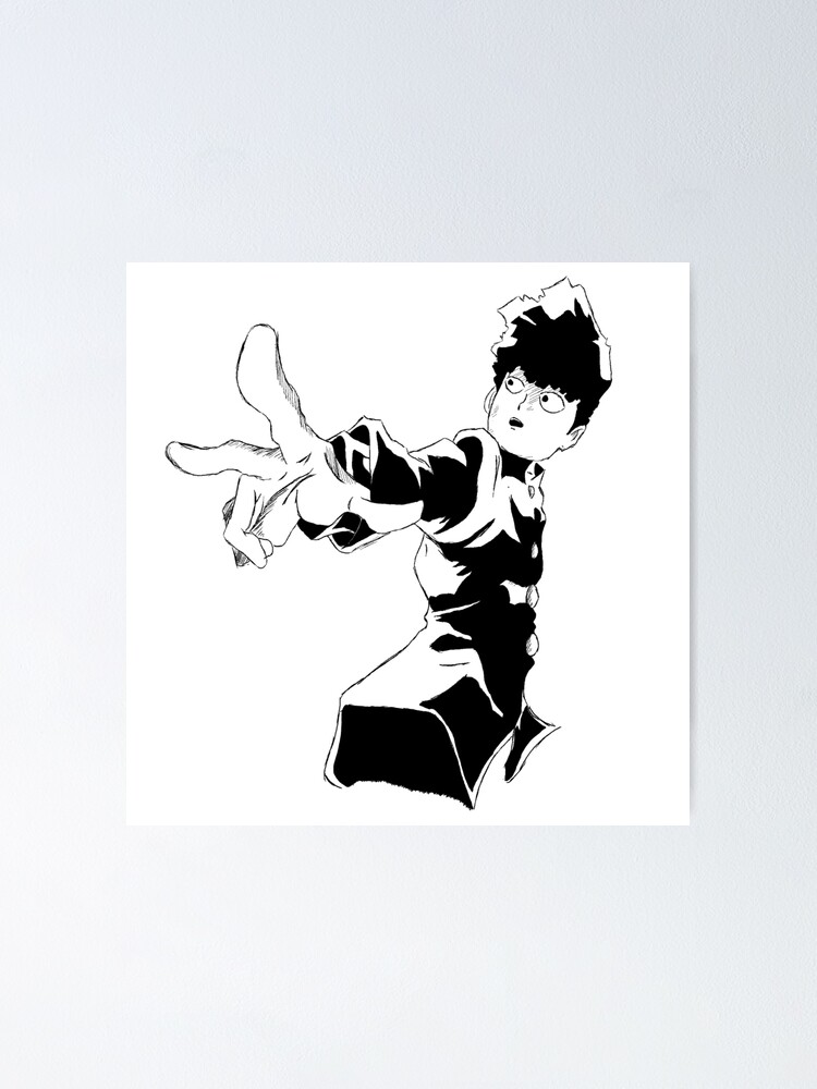 "Cool Mob Psycho" Poster for Sale by LnS-Mangart | Redbubble