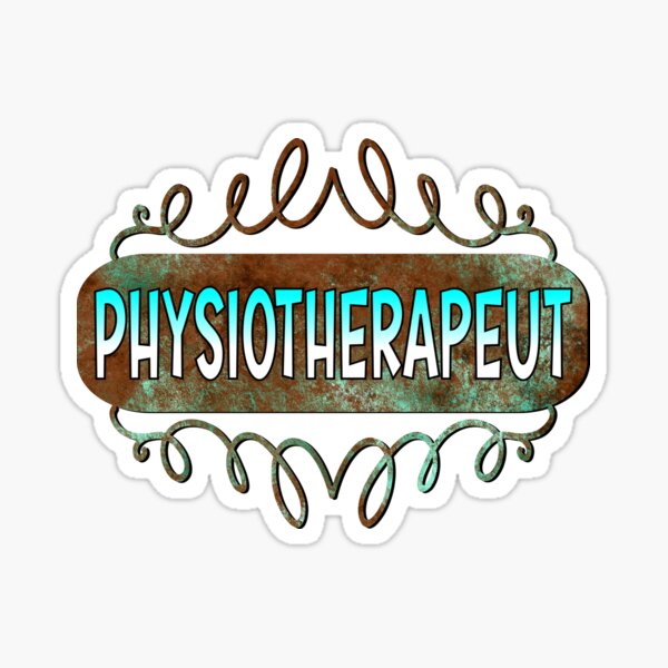 "physiotherapist" Sticker by minimalartstory | Redbubble