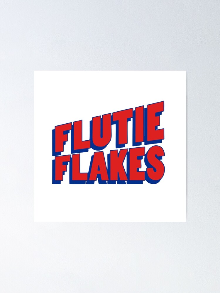 "flutie flakes" Poster for Sale by ItsElden | Redbubble