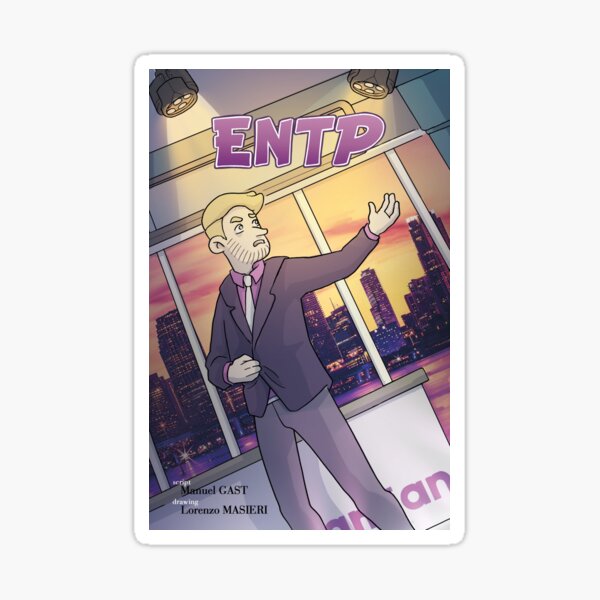 "ENTP mbti.comics Character" Sticker for Sale by mbticomics | Redbubble