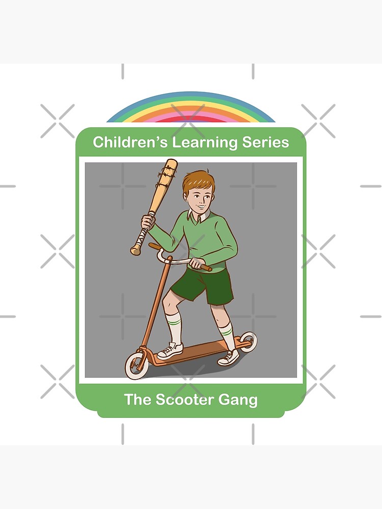 "Children's Learning Series - The Scooter Gang" Poster for Sale by ...
