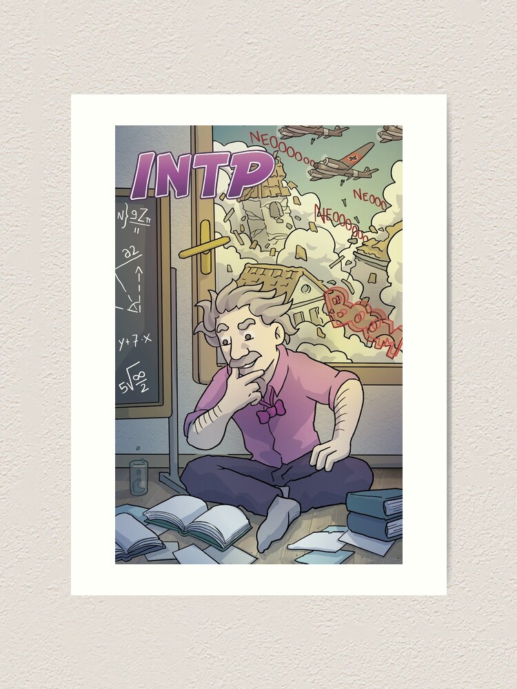 "INTP MBTI.comics character" Art Print by mbticomics | Redbubble