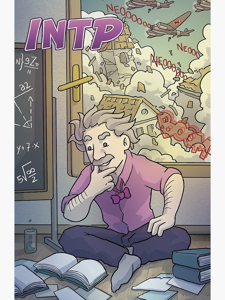 "INTP MBTI.comics character" Art Print by mbticomics | Redbubble