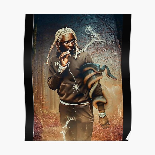 "Young Thug - Slatt Slime Thugger " Poster for Sale by rykerbecket ...