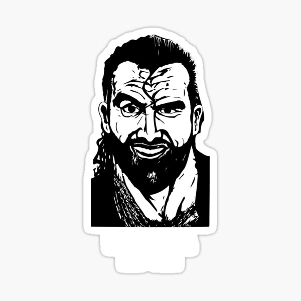 "Razor Ramon Scott Hall " Sticker by ShIrOwGraph | Redbubble