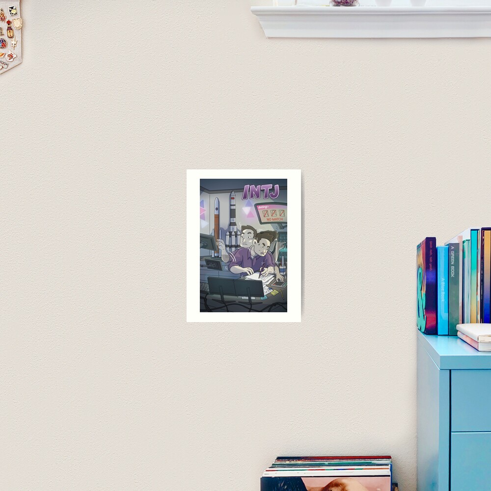 "INTJ mbti.comics character" Art Print by mbticomics | Redbubble