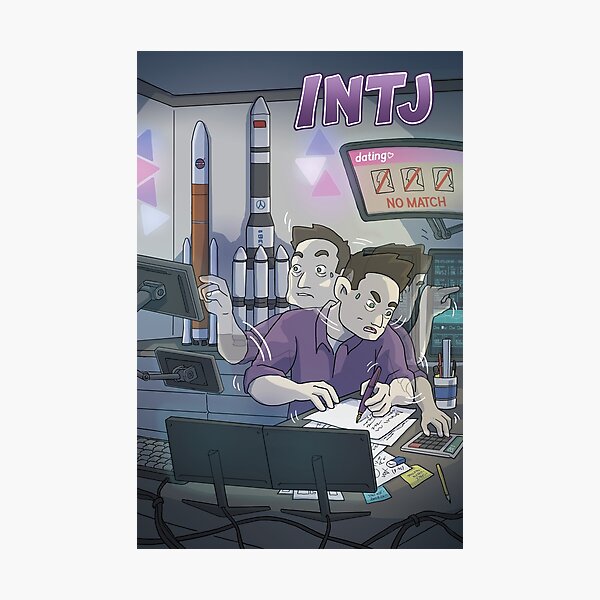 Lámina fotográfica «personaje de INTJ mbti.comics» de mbticomics ...
