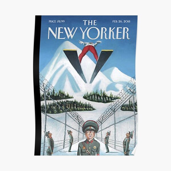 "The New Yorker - Next Stop Spring poster" Poster for Sale by maryoubre ...