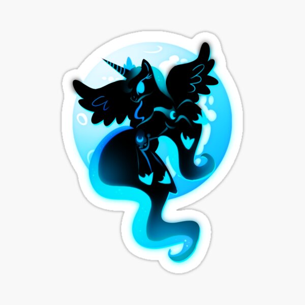 "Princess Luna" Sticker for Sale by TornadoTwist | Redbubble