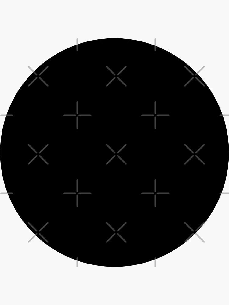 "Black circle " Sticker for Sale by SaPiVa | Redbubble