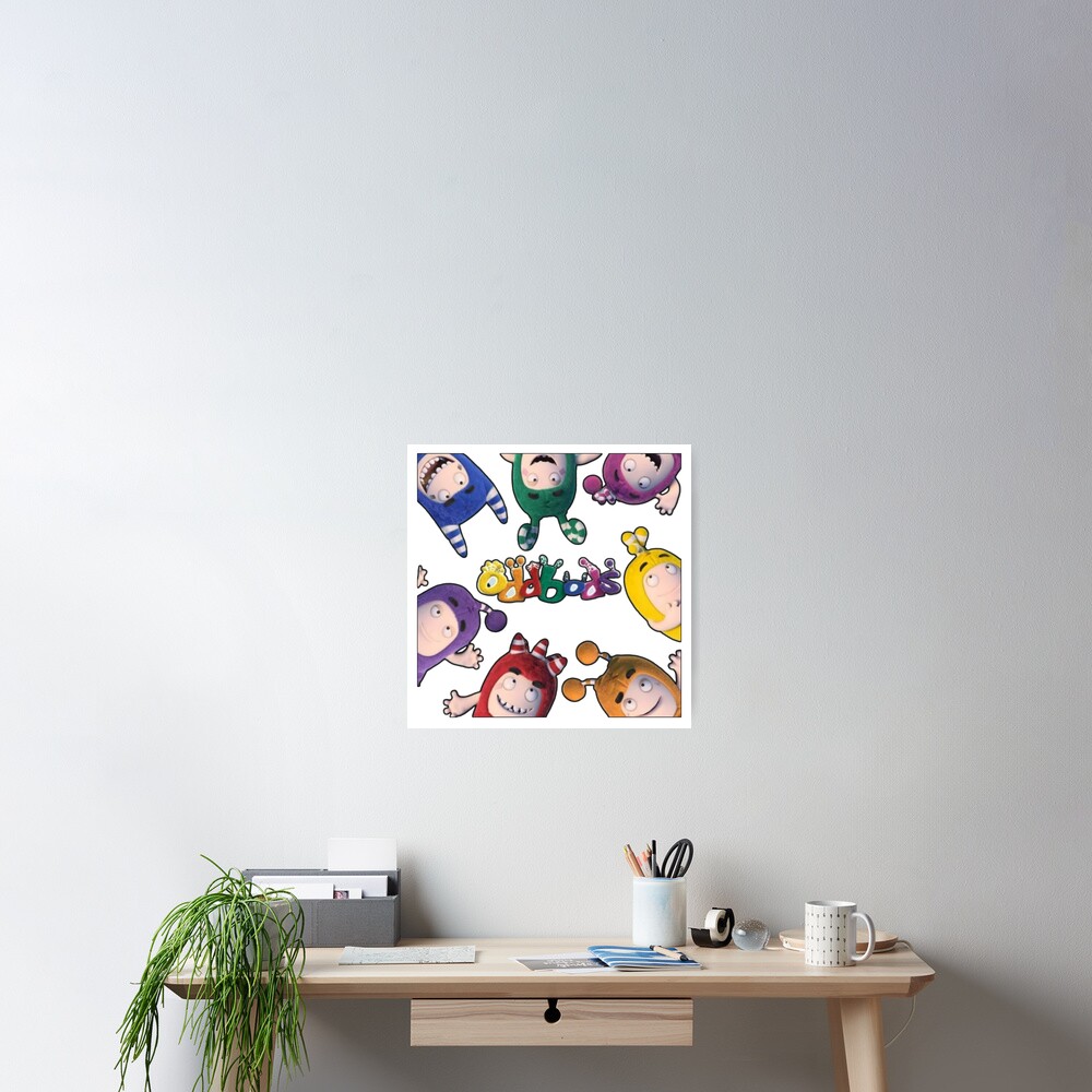 "Cute oddbods" Poster for Sale by Hr29 | Redbubble