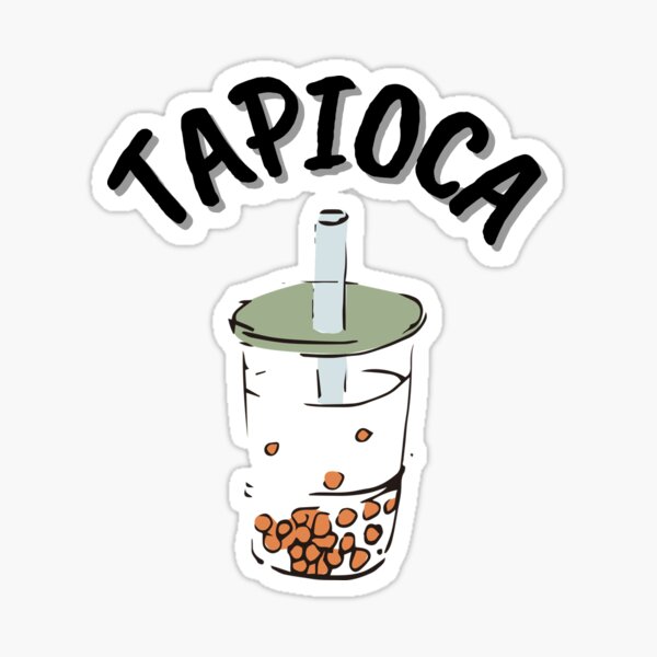 "Tapioca" Sticker by Dobizz | Redbubble