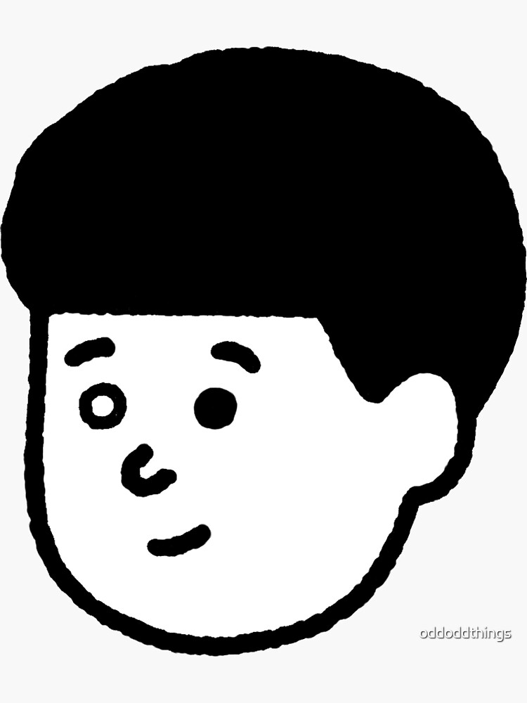"Oddie Boy " Sticker by oddoddthings | Redbubble