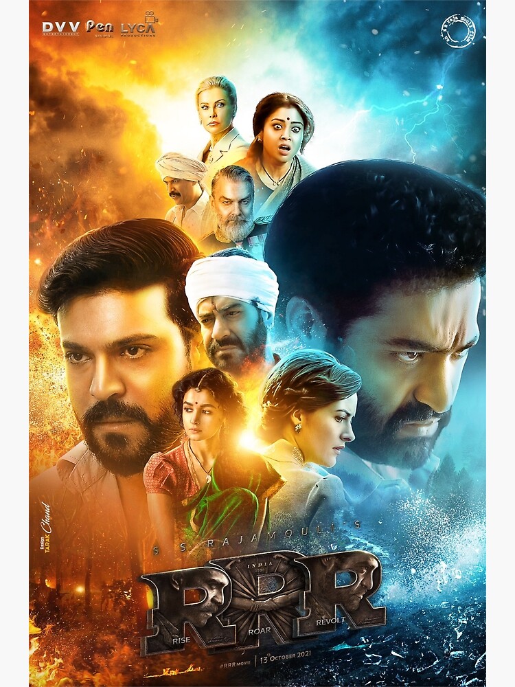 "RRR T shirt" Poster for Sale by Srirangarakesh | Redbubble