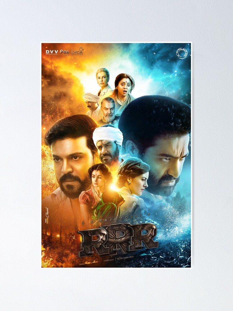 "RRR T shirt" Poster for Sale by Srirangarakesh | Redbubble