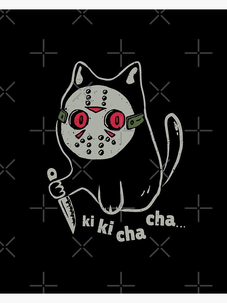 "Slasher cat" Poster for Sale by tomysuga | Redbubble