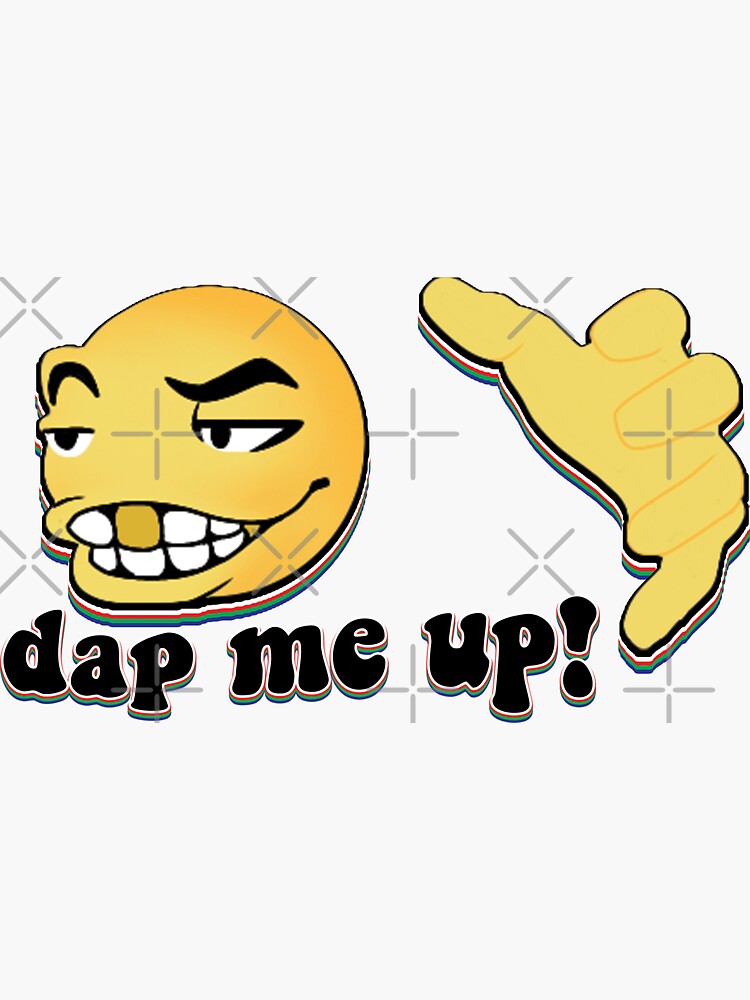 "dap me up! (rgb)" Sticker by annenerd | Redbubble