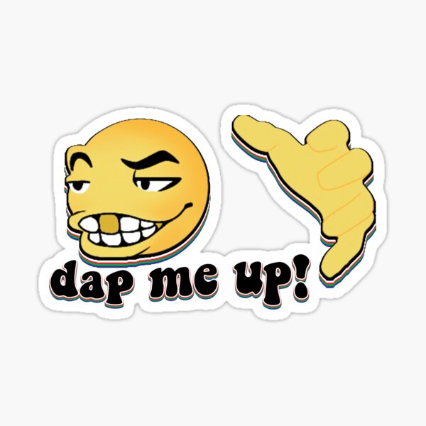 "dap me up! (rgb)" Sticker by annenerd | Redbubble