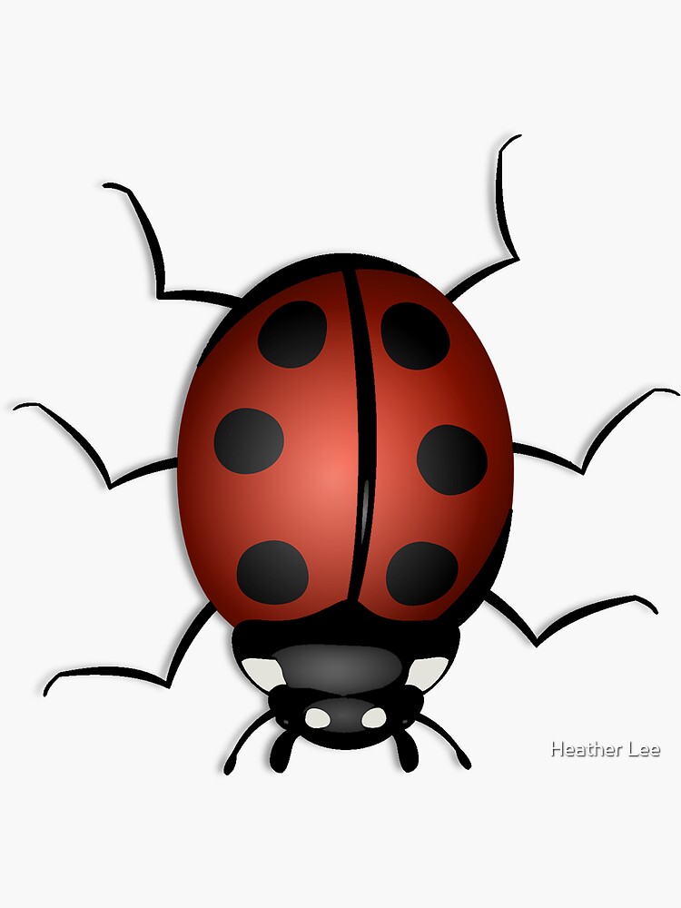 "Lady Bug - Sticker" Sticker by GuestPostExpert | Redbubble