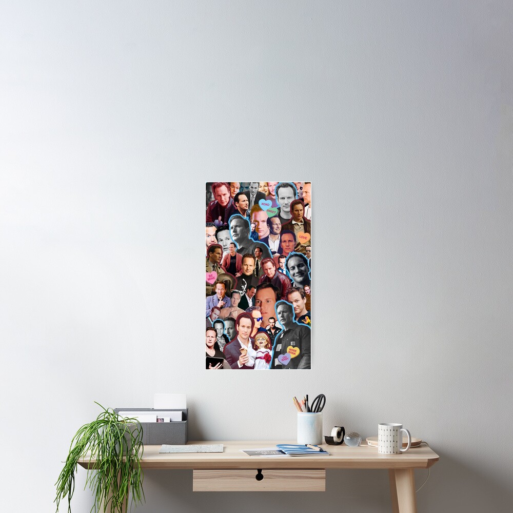 "Patrick Wilson collage " Poster for Sale by UglyCollages | Redbubble