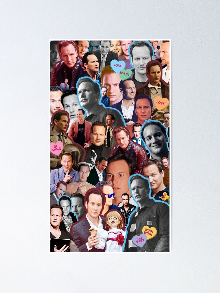 "Patrick Wilson collage " Poster for Sale by UglyCollages | Redbubble