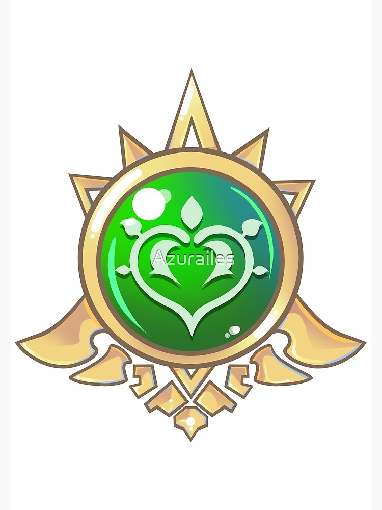 "Genshin Impact - Fan art - Dendro Vision" Canvas Print for Sale by ...