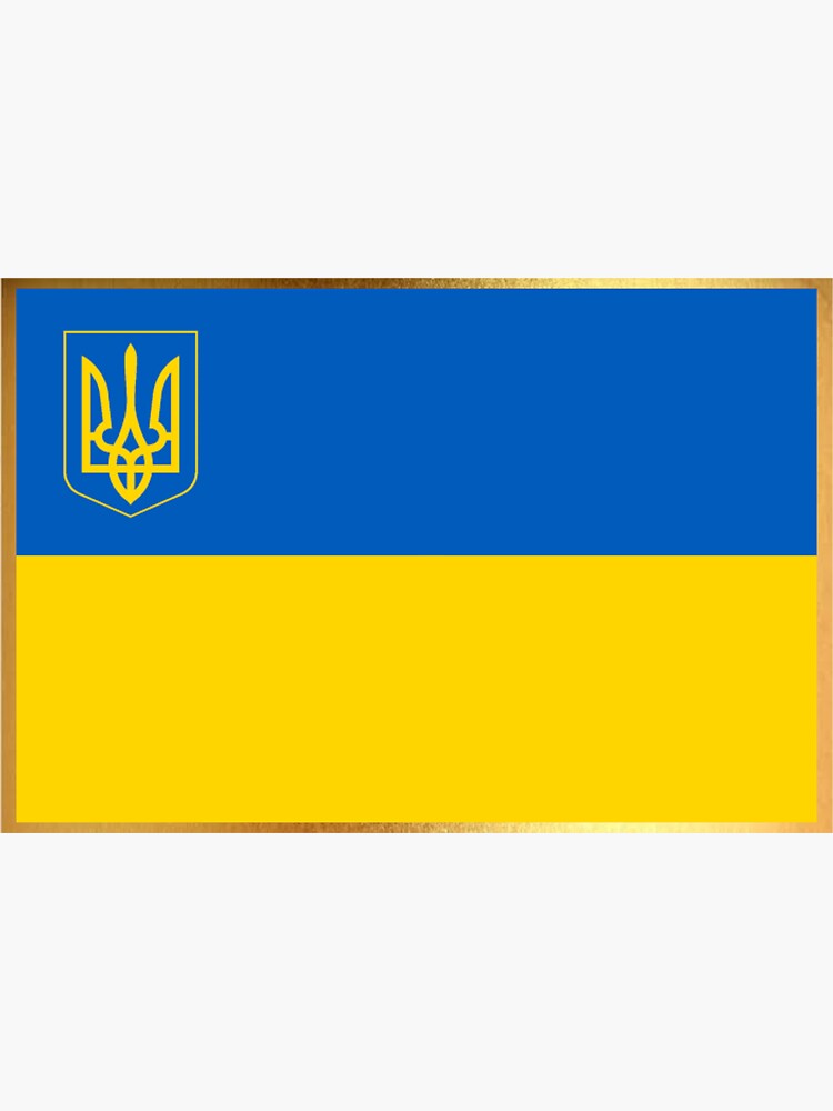 "Ukraine Flag Sticker Ukrainian Auto Car Decal Window Bumper Sticker ...