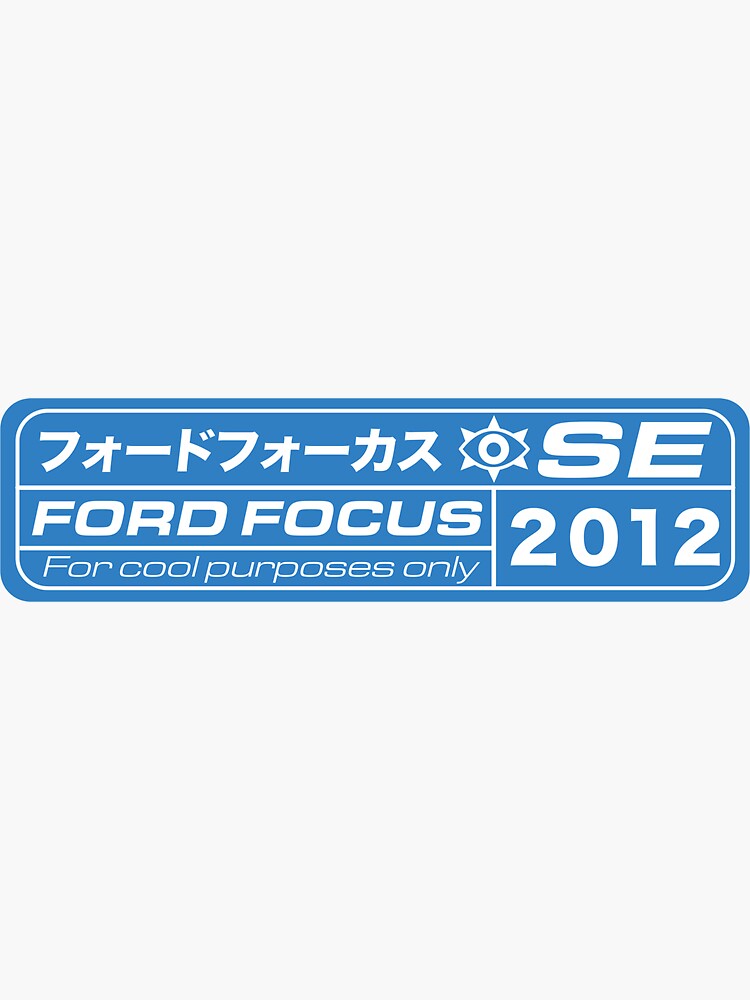 "Ford Focus Sticker" Sticker by barbedwirefawn | Redbubble