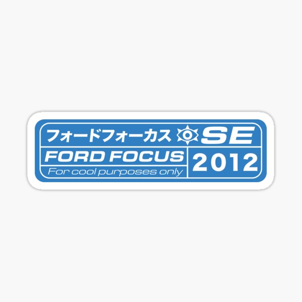 "Ford Focus Sticker" Sticker by barbedwirefawn | Redbubble
