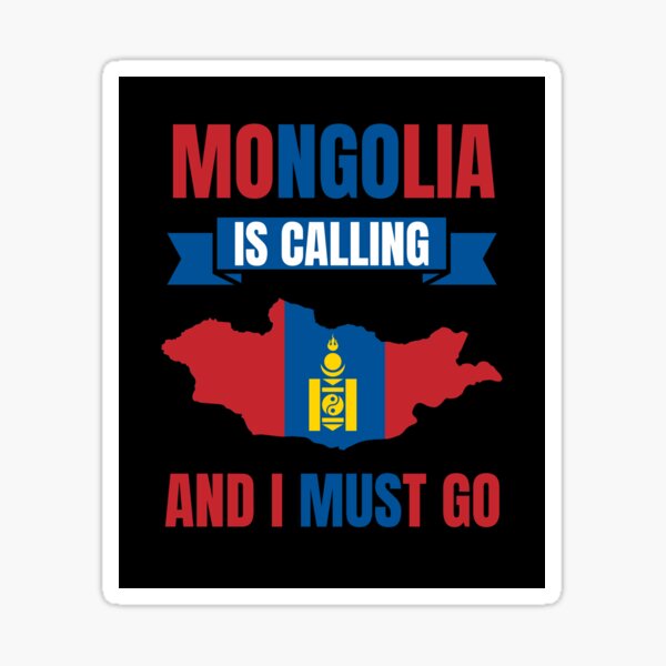 "Mongolia Vacation" Sticker by worldpopulation | Redbubble