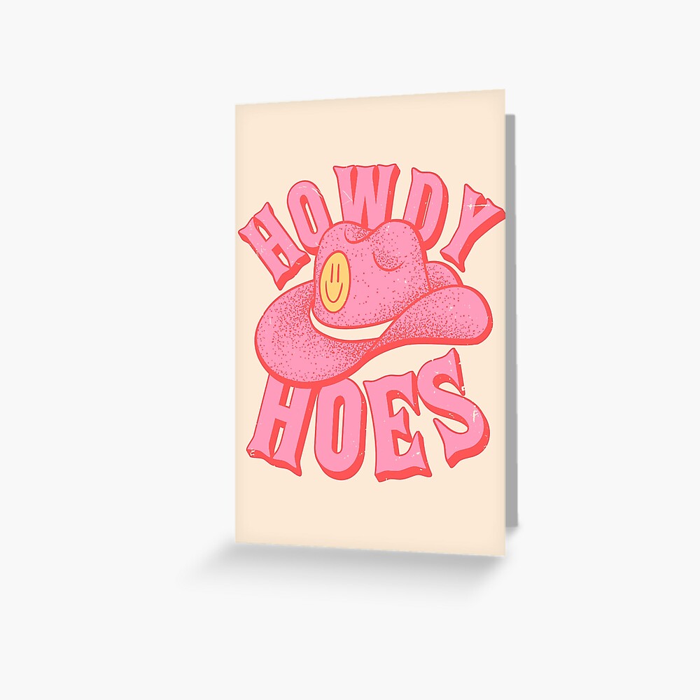 "Howdy Hoes | Pink Cowboy Cowgirl Rodeo Hat Preppy Aesthetic | MEME ...