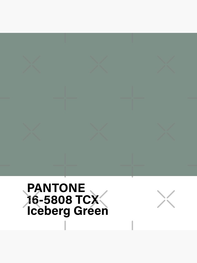 "PANTONE 16-5808 TCX Iceberg Green, GREEN" Photographic Print for Sale ...