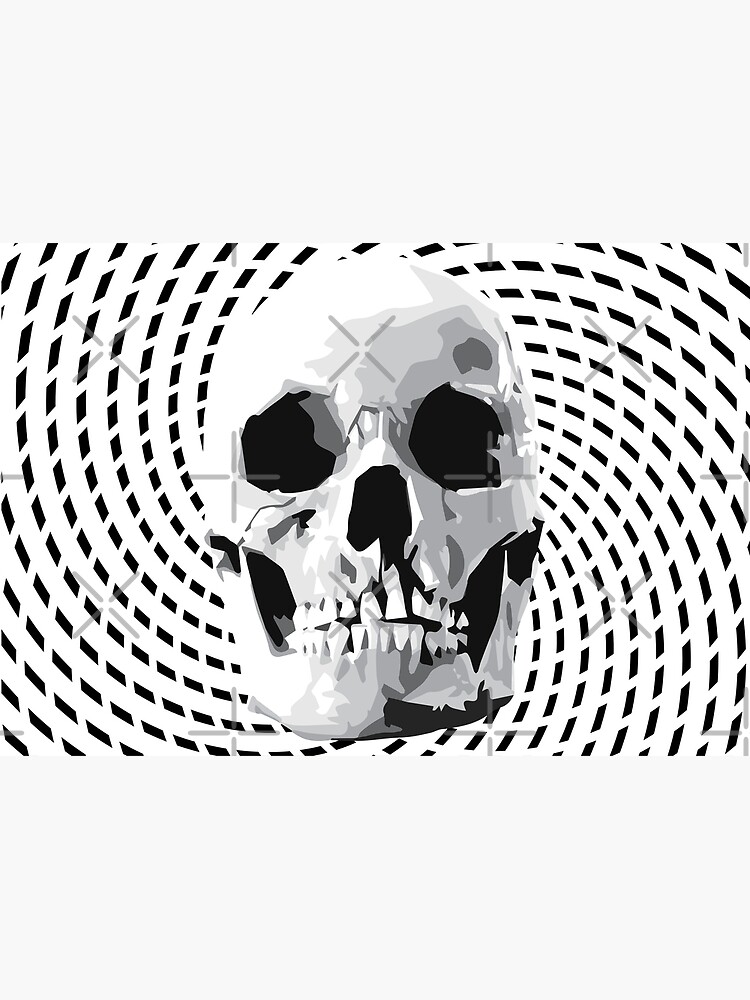 "Hypno-Skull 2" Poster for Sale by prestonstegall | Redbubble