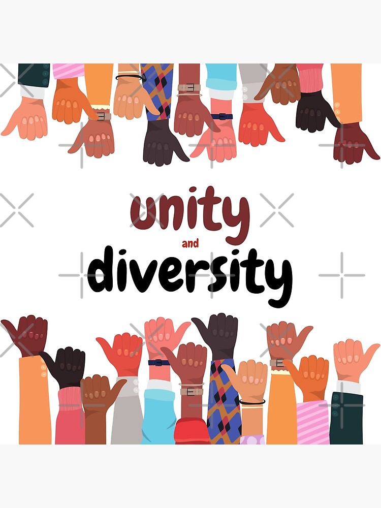 "Unity and diversity" Poster for Sale by CJ-style | Redbubble