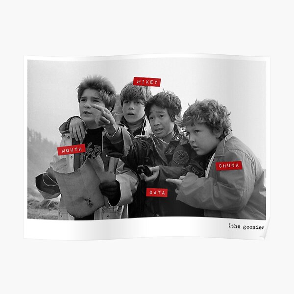 "The Goonies" Poster for Sale by nanako | Redbubble