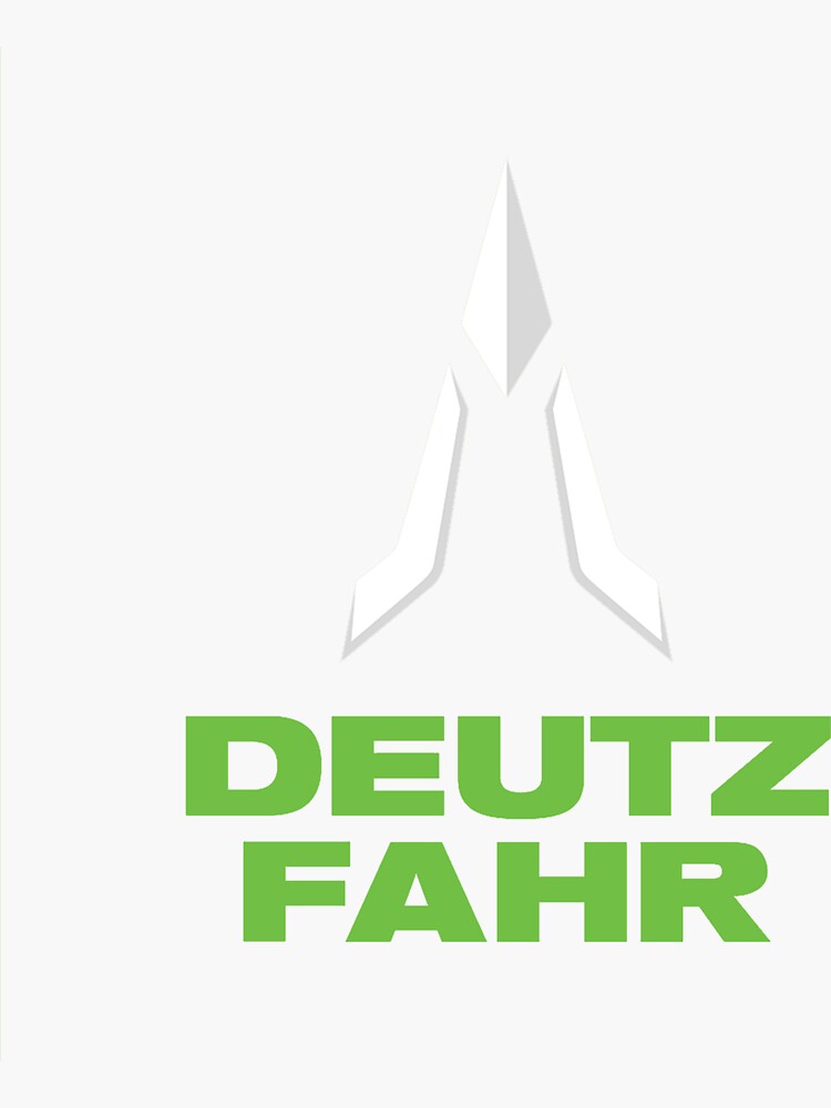 "LOGO DEUTZ-FAHR." Sticker by JeanneDouglas | Redbubble