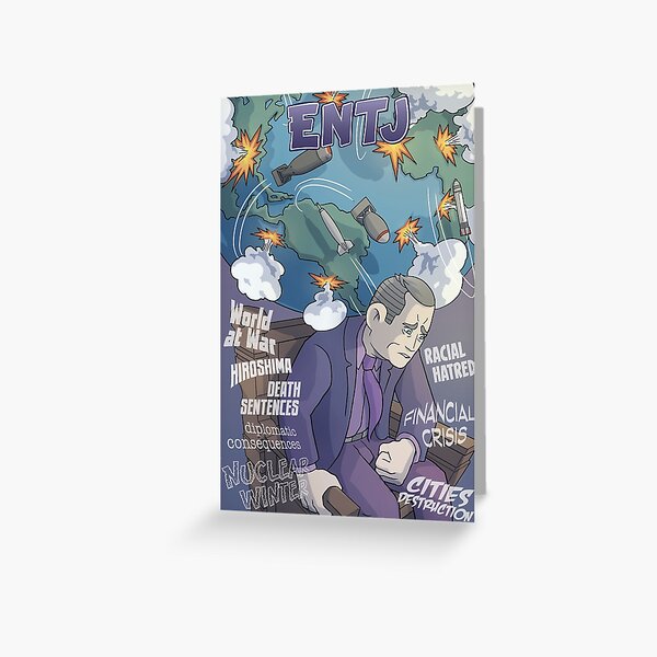 "ENTJ mbti.comics character" Greeting Card by mbticomics | Redbubble