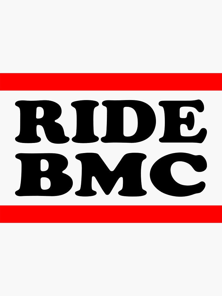"Ride Bmc Funny Essential Sticker" Sticker by SW33TSP0T | Redbubble