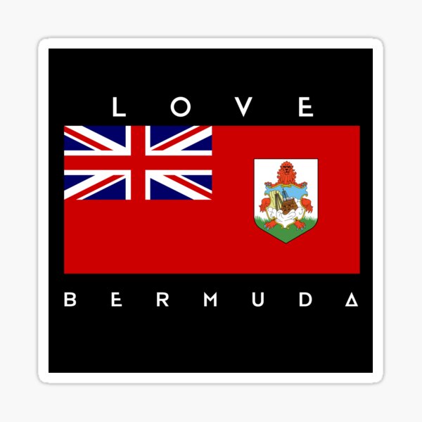 "Bermuda Country Supporter" Sticker by RomeoSketches | Redbubble