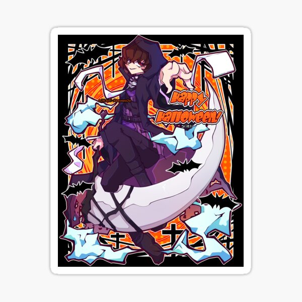"Dazai Osamu (BSD) Halloween" Sticker for Sale by oOKairiOo | Redbubble