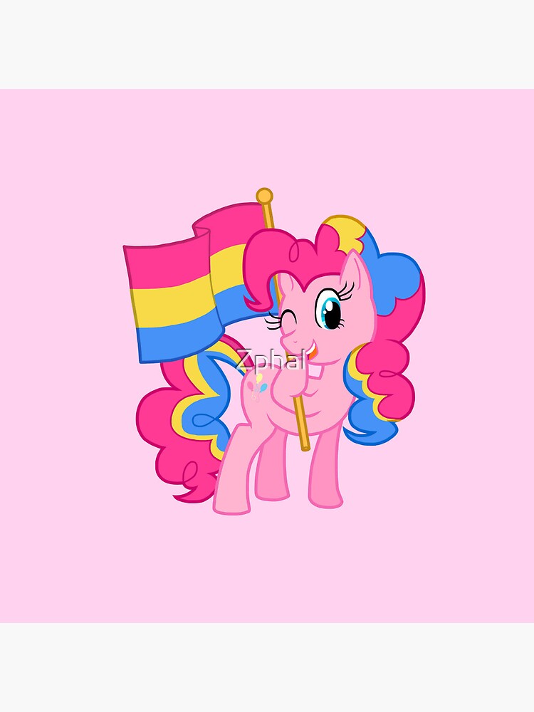 "Pansexual Pride Pinkie Pie - My Little Pony MLP LGBT+ Pan Pride Flag ...
